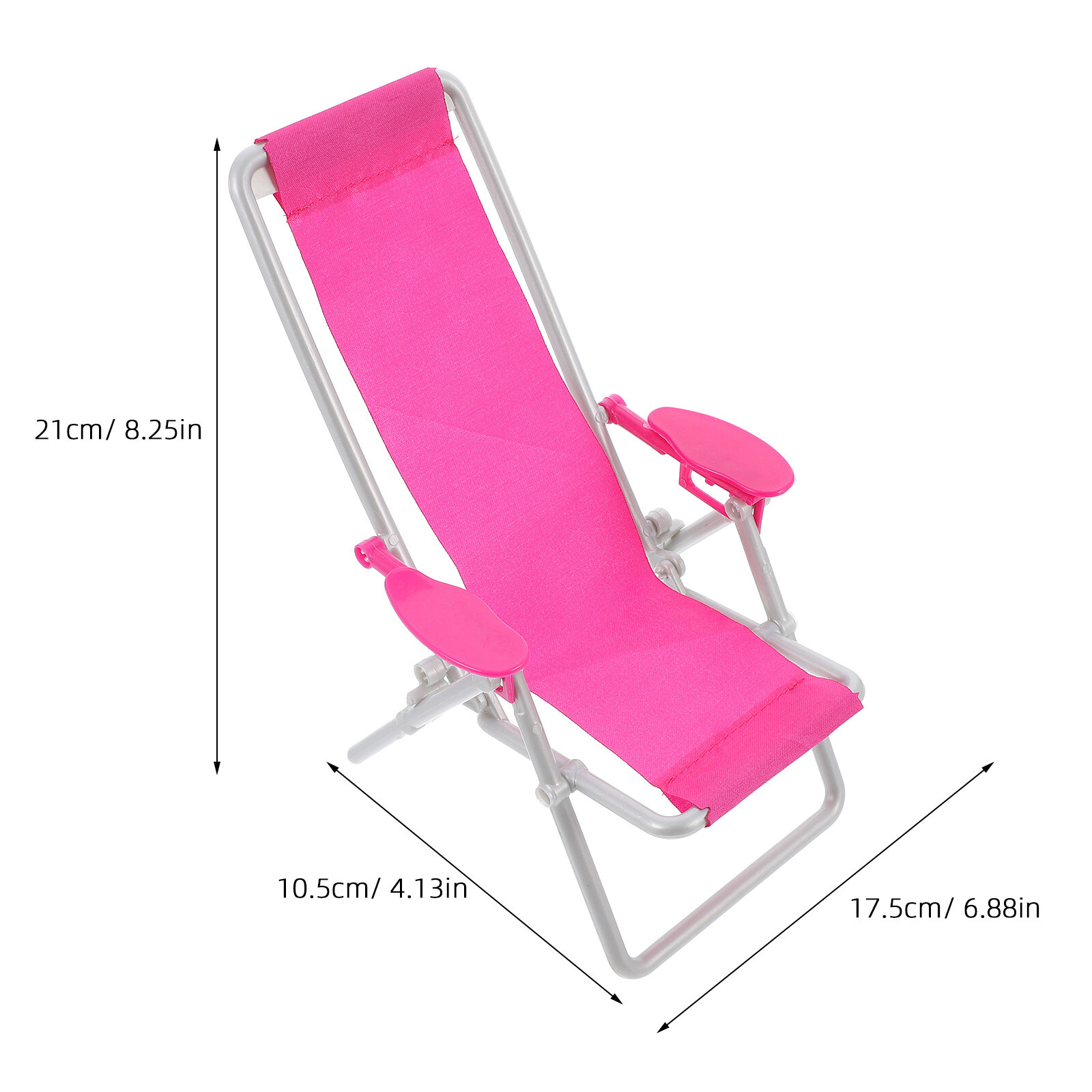 3 Штуки Мини Кресла Для Пляжа Размером 19.5X12X11Cm Роси Для Детской Игры И Учебы