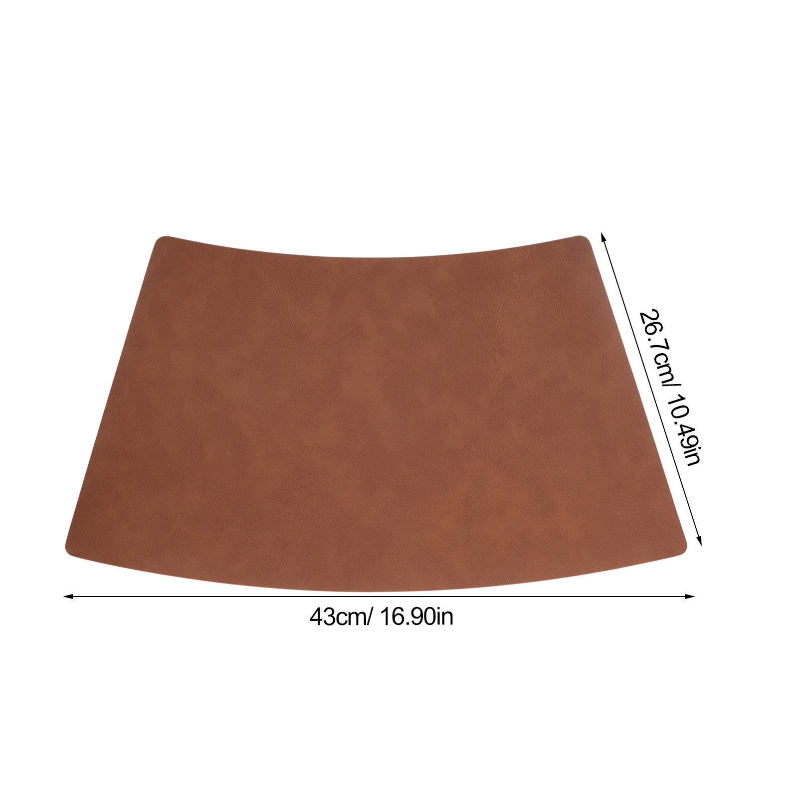 Коврик Для Стола Из Натуральной Кожи Бежевый 43.00X26.70X0.20Cm