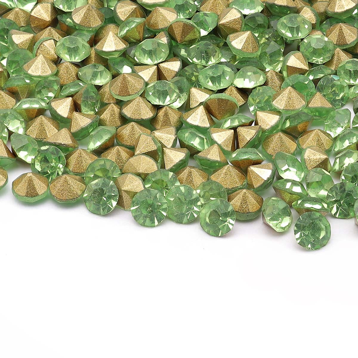 Стразы конусовидные риволи 2,5мм, ss8, 6г/упак (стекло) (214)