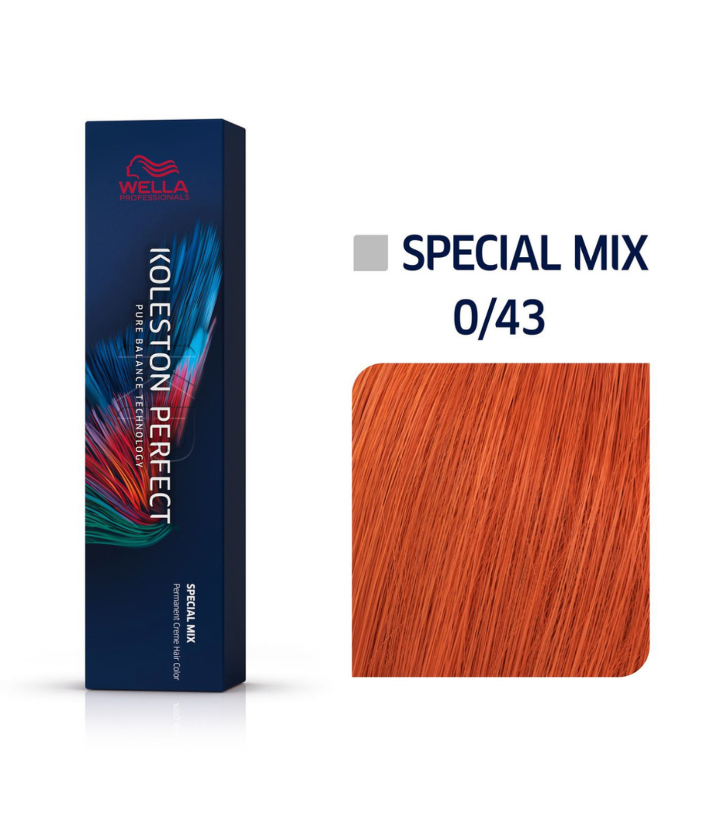 Wella Professionals Koleston Perfect Me+ Special Mix краска для волос, 0/43 Красный золотистый, 60 мл