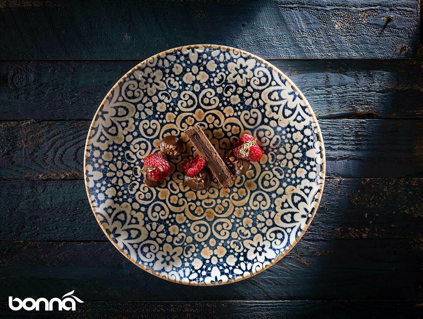 Тарелка мелкая d230 мм. Альхамбра Bonna 4шт.