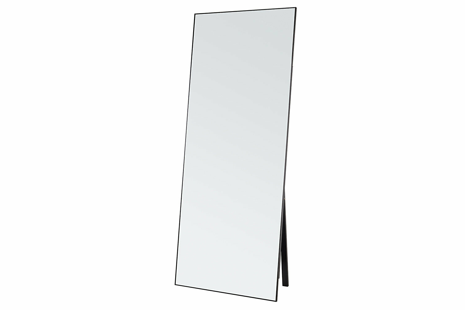 Зеркало напольное в раме Hoff CLHJ9102B, 80х200х5 см, прямоугольное, черный цвет