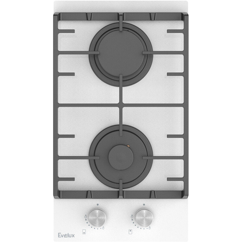 Варочная панель газовая EVELUX HEG 300 WG, белая