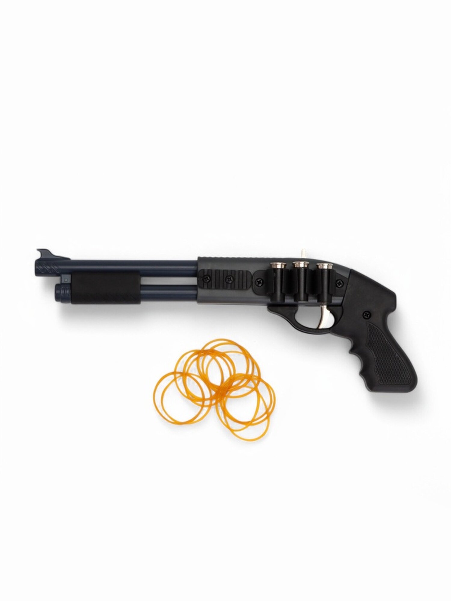 Макет оружия Сима-ленд "Сувенирный дробовик", резинкострел, черный, 20см