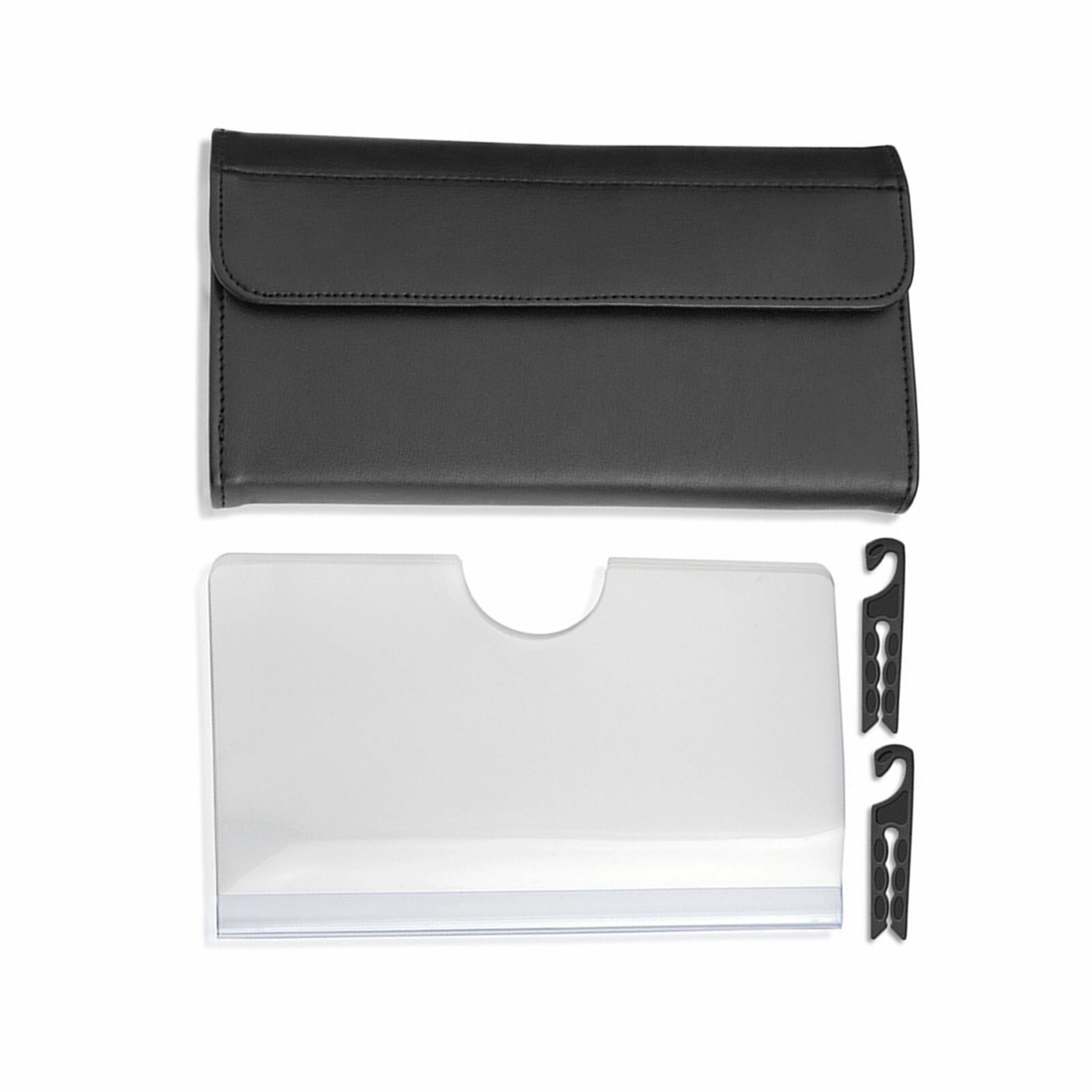 Держатель маски для козырька автомобиля, чехол для салфеток из искусственной кожи, 2 шт.