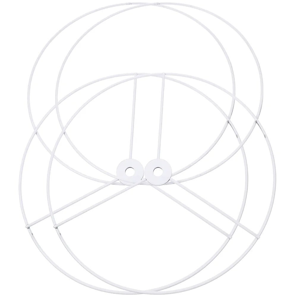 Каркасы Для Абажуров Из Железа, Круглые, Прочные, Для Diy Проектов, 2 Комплекта