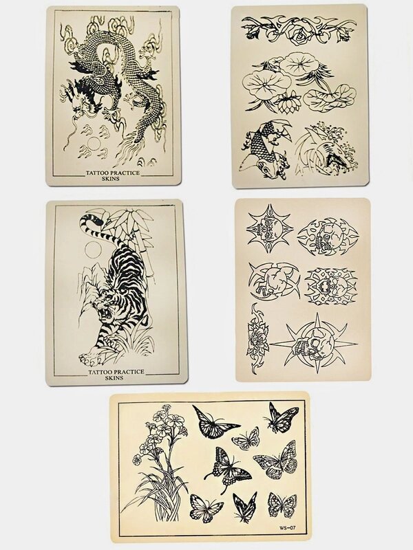 Кожа искусственная для практики тату, А4