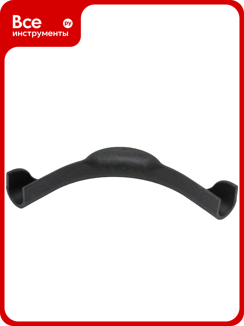 Фиксатор поворота трубы Uni-Fitt 90 двойной пластиковый черный универсального применения для систем водоснабжения