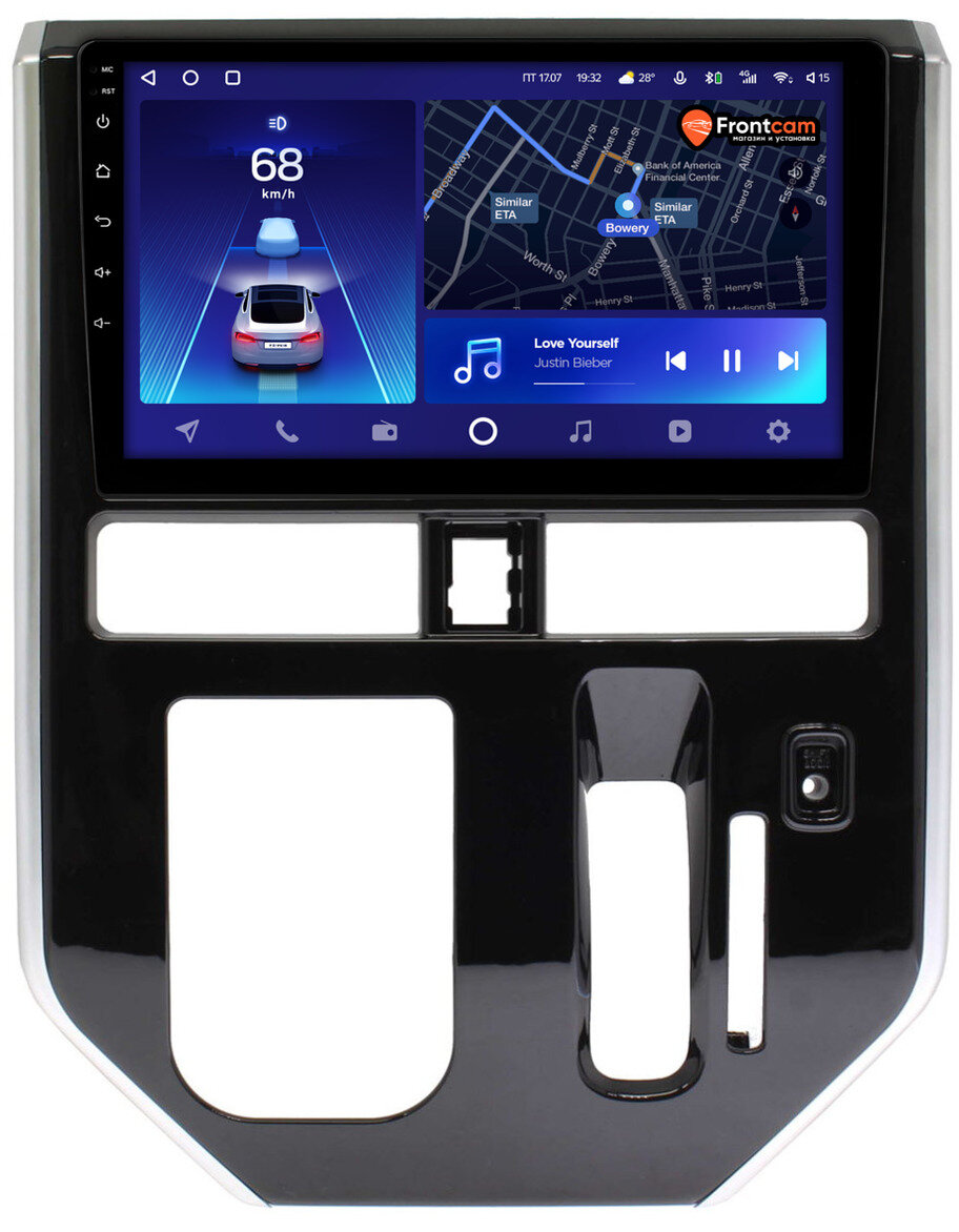 Штатная магнитола Teyes CC2 PLUS 4/32 10" RM-10-1215 Toyota Tank 2016-2024 (авто с климат-контролем) Android 10 (4G-SIM, DSP, QLed)