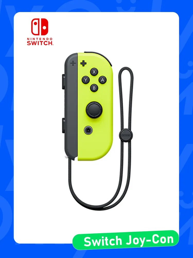 Геймпад Nintendo Switch JOYCON желтый - оригинальный контроллер для игр