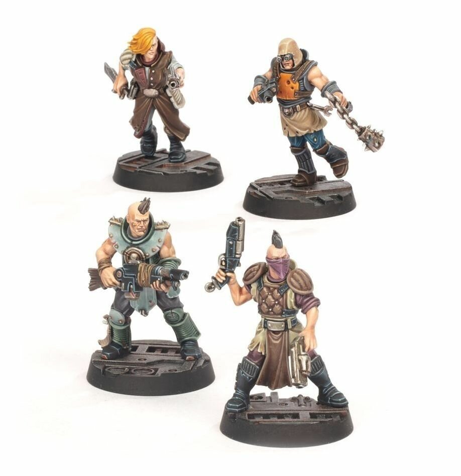 Hive Scum. С подставками. Necromunda. Warhammer
