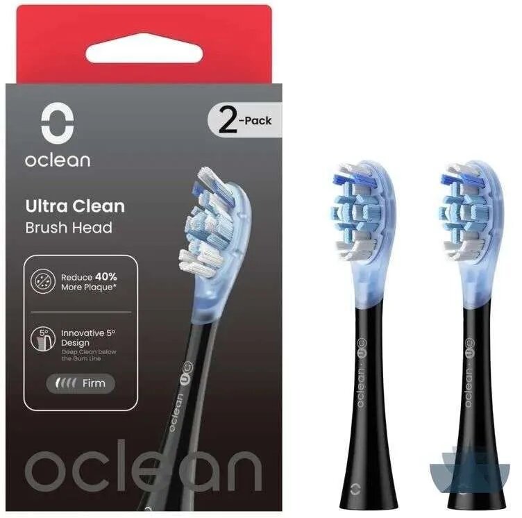 Насадка для зубных щеток Oclean UC02 черный (упак:2шт)