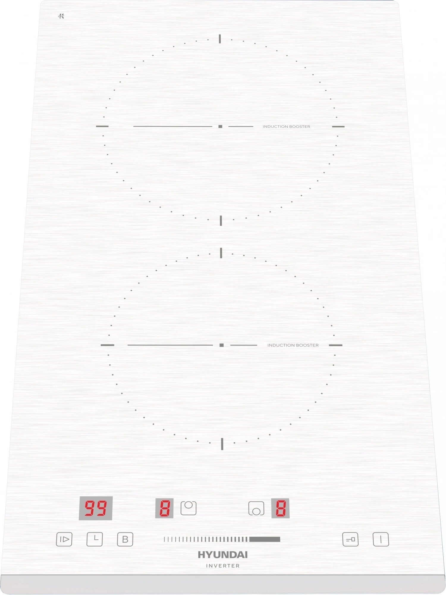 Индукционная варочная панель Hyundai HHI 3752 WG, белый