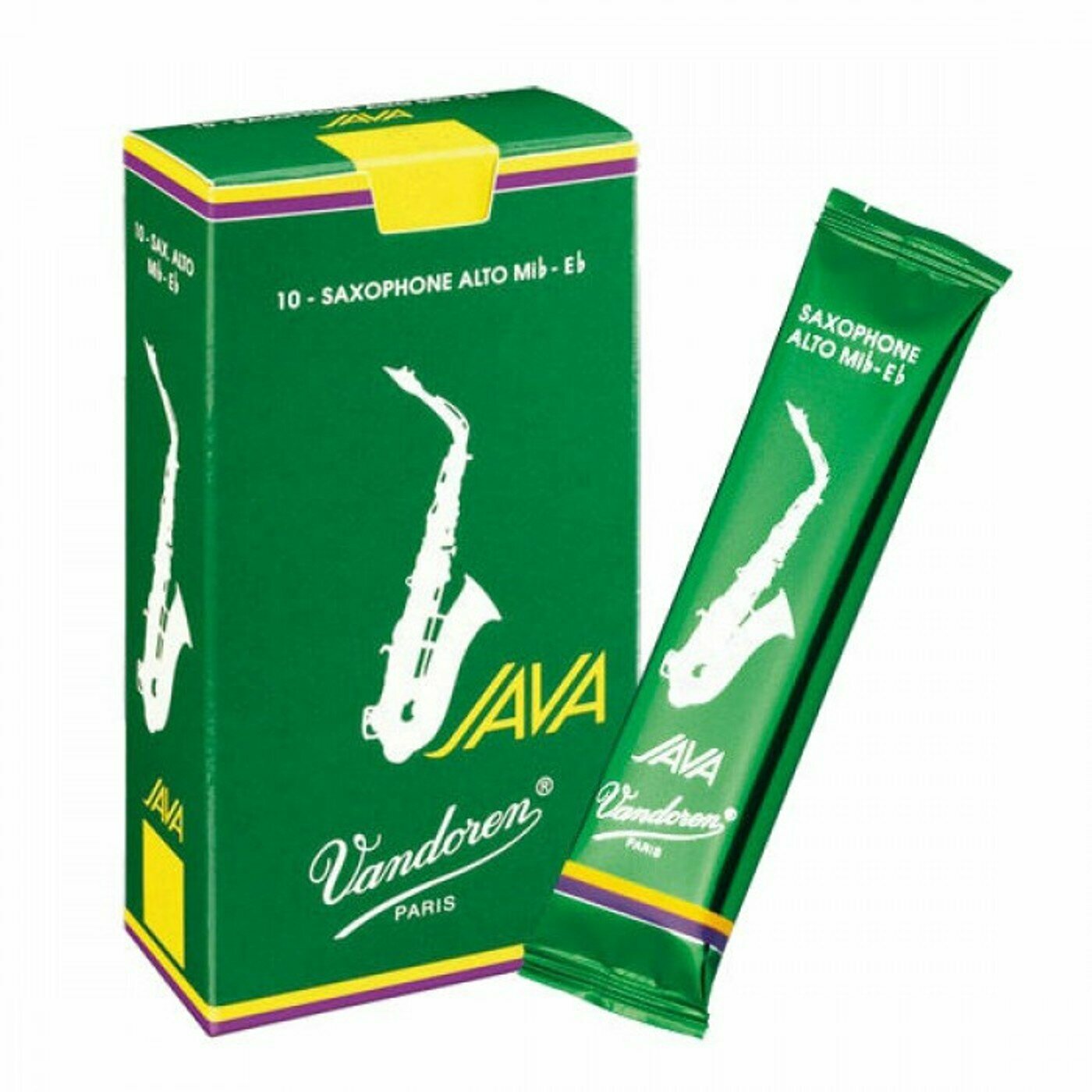 Комплект тростей Vandoren JAVA SR-262 №2, для саксофона-альта, 10 шт