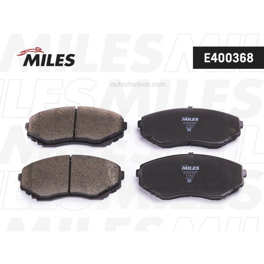 MILES E400368 Колодки тормозные MAZDA MPV 99- пер. LowMetallic