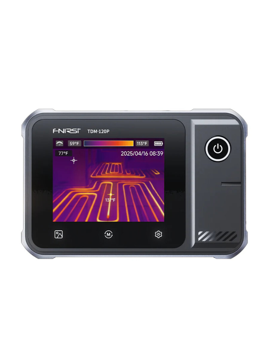 Тепловизор с мультиметром FNIRSI TDM-120P, 2 в 1, 2.8" ЖК-экран, тепловая чувствительность <60 мкК