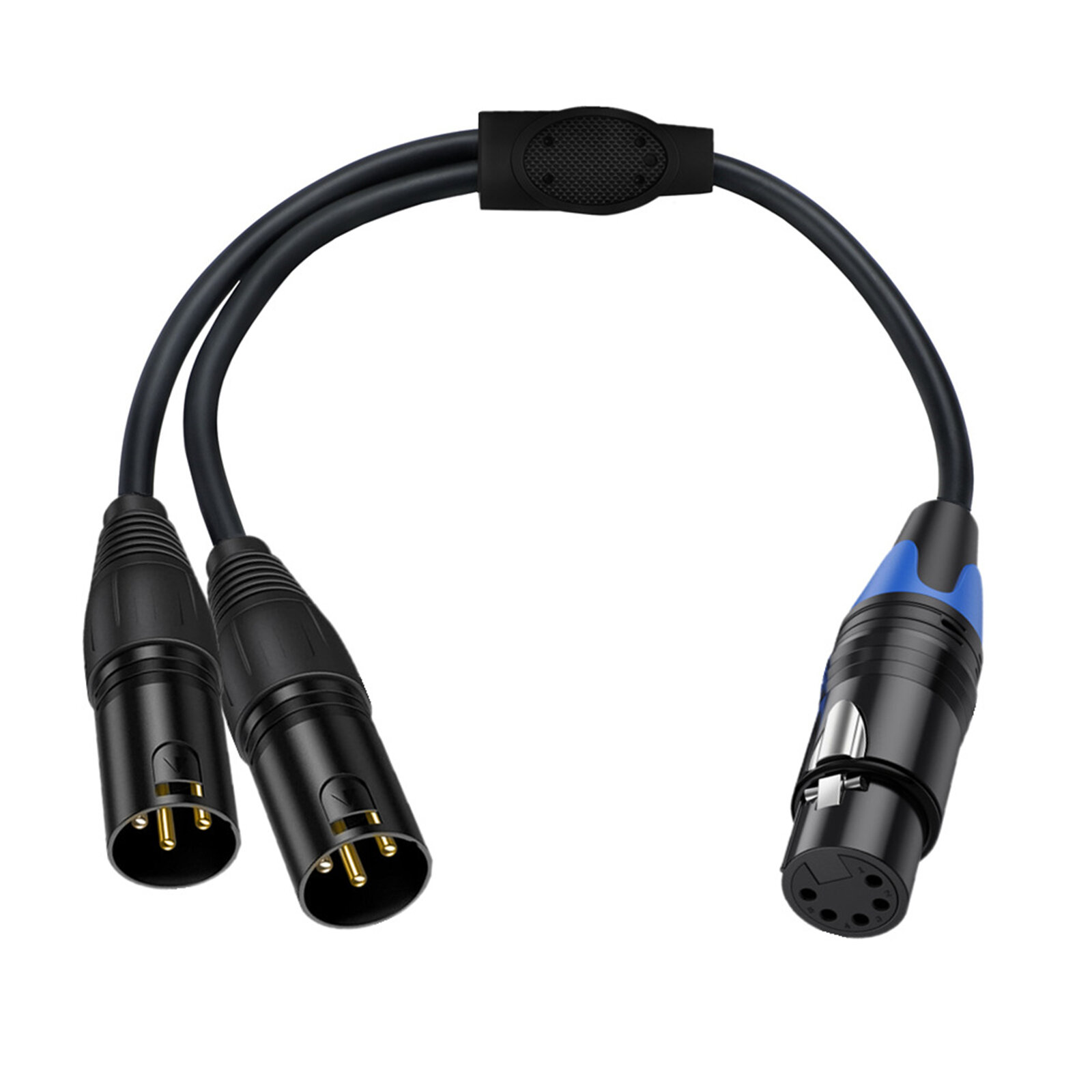 Профессиональный кабель XLR 5Pin на двойной XLR 3Pin с