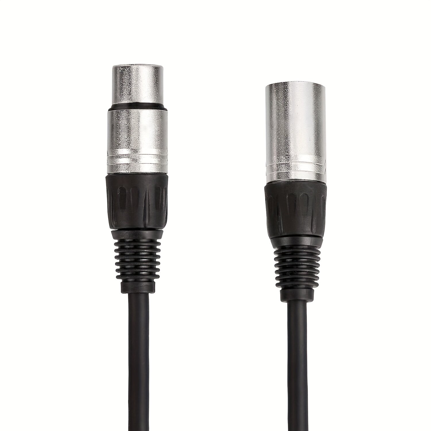 Кабель XLR микрофонный профессиональный с разъемами male/female, медный проводник, коаксиальный, для акустических систем и PA, сцены, студии, PVC оболочка, 2 м (6 ft)