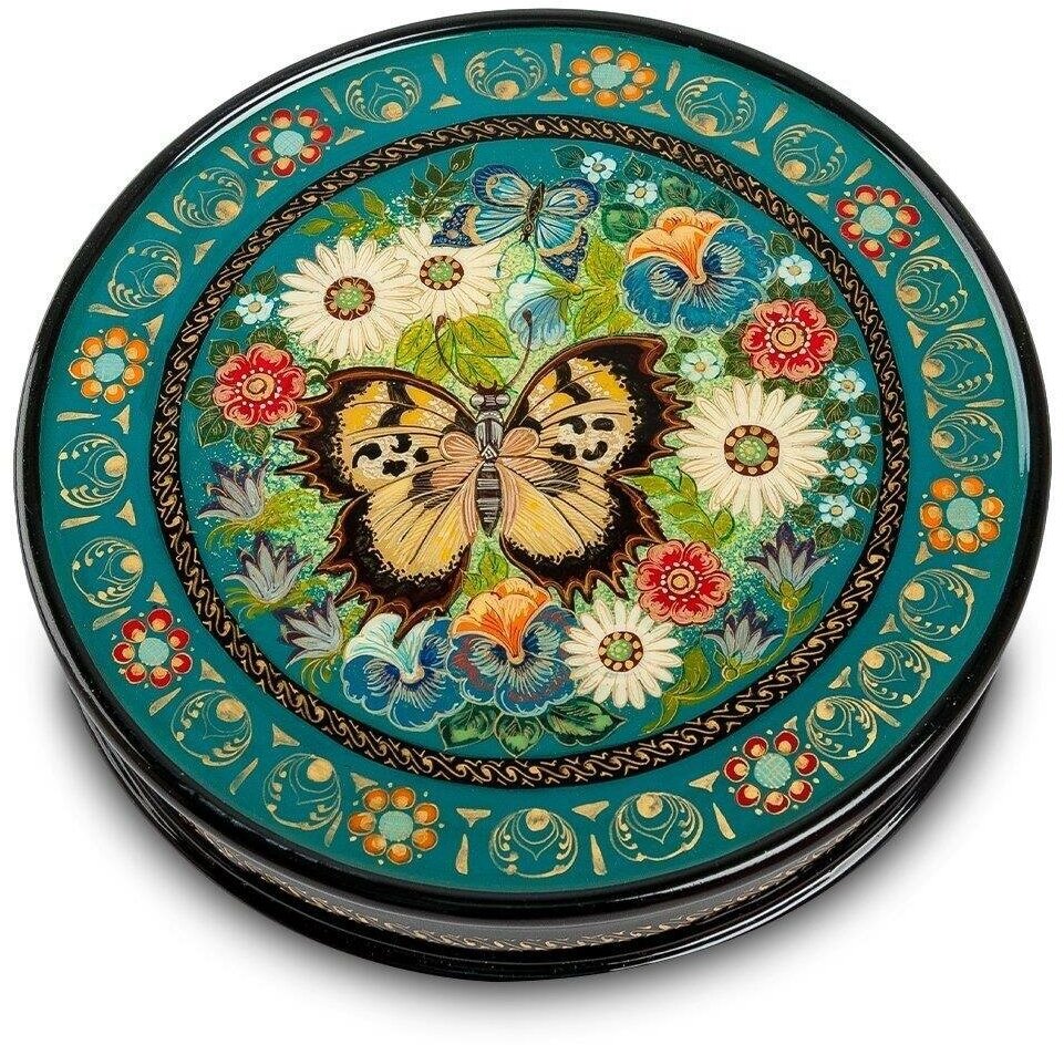 Шкатулка Лето исп. Николаева A1971318 Народные промыслы, Папье-маше