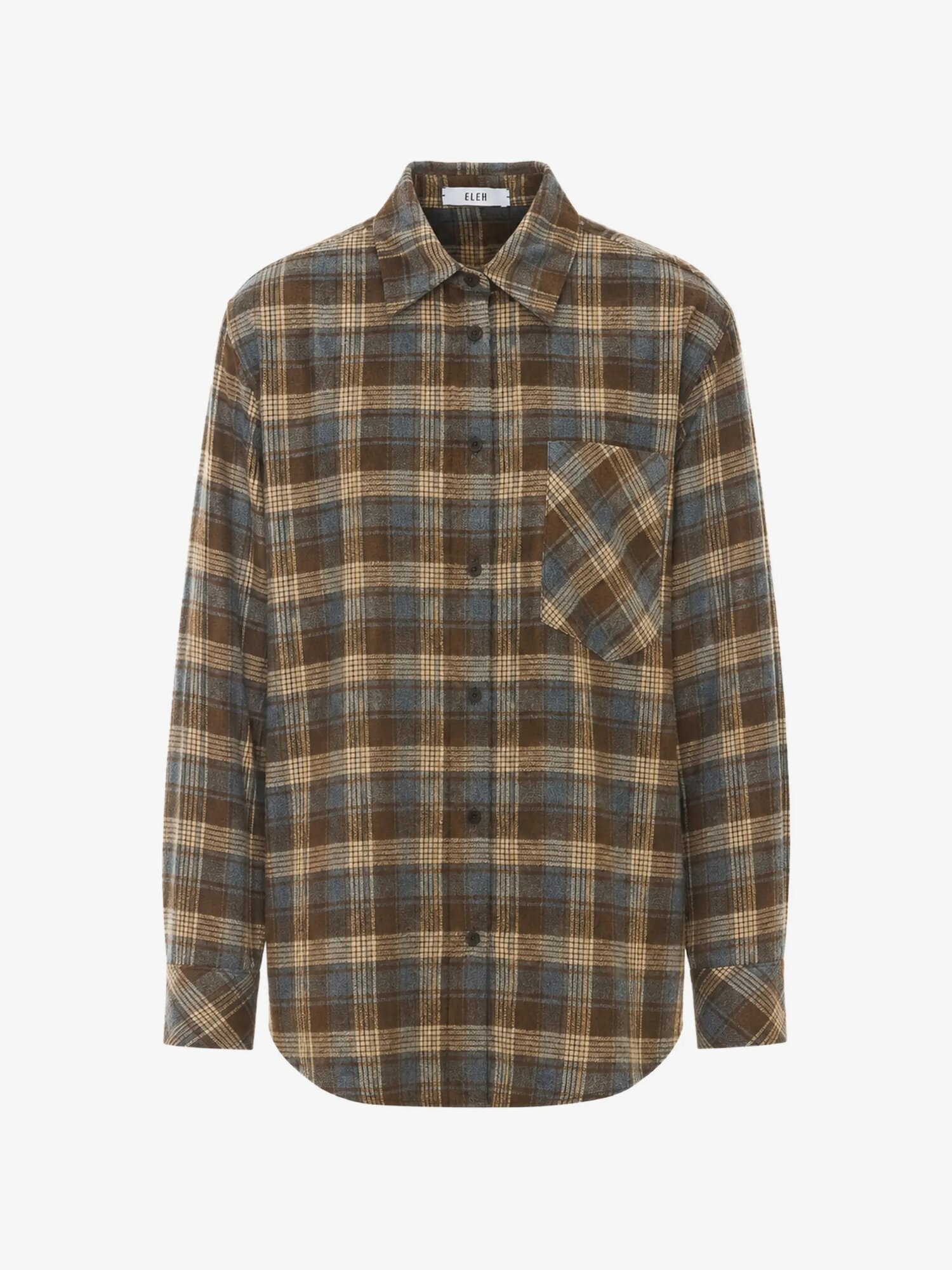 Рубашка Check-pattern button-up shirt