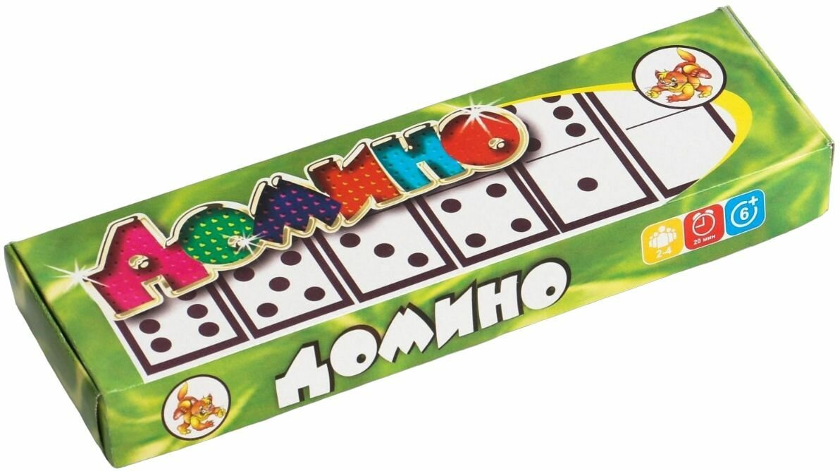 Домино классическое "Семейное", развивающая настольная игра для всей семьи и компании, развитие внимания, логики и памяти
