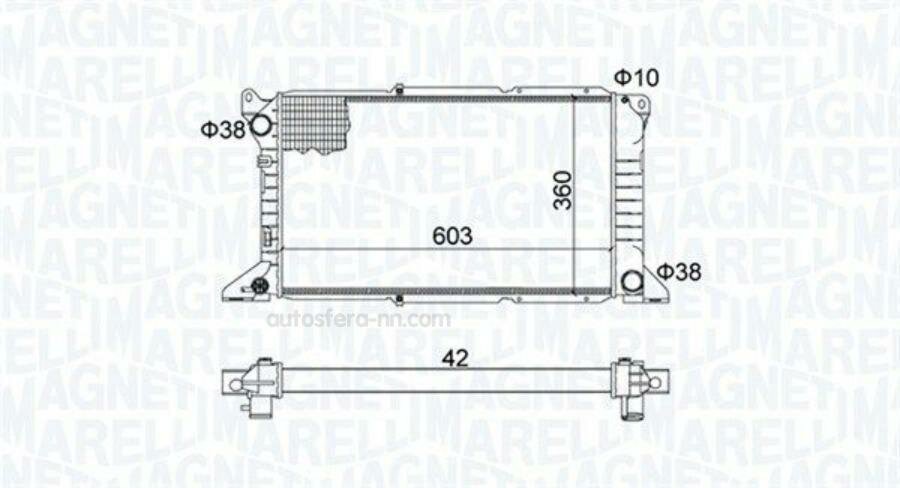 MAGNETI MARELLI 350213163800 Радиатор [600x360]