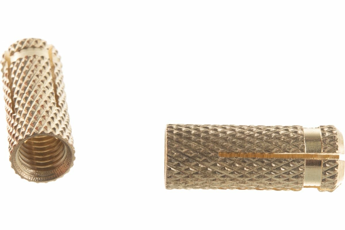 Качественный крепеж Забиваемый анкер цанга М8, латунь100 0500039 КЧ