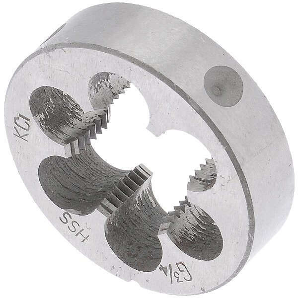 Плашка G1/2" GQ10604 круглая трубная Giess\Quanz