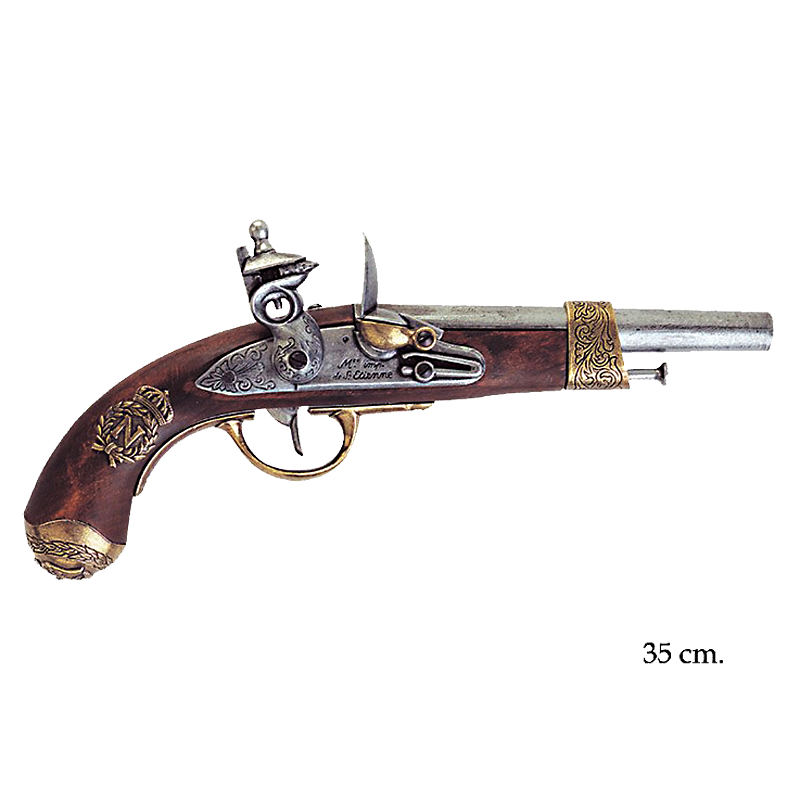 Пистоль Denix "Наполеон 1806 гг.", сувенирное оружие, металл, дерево