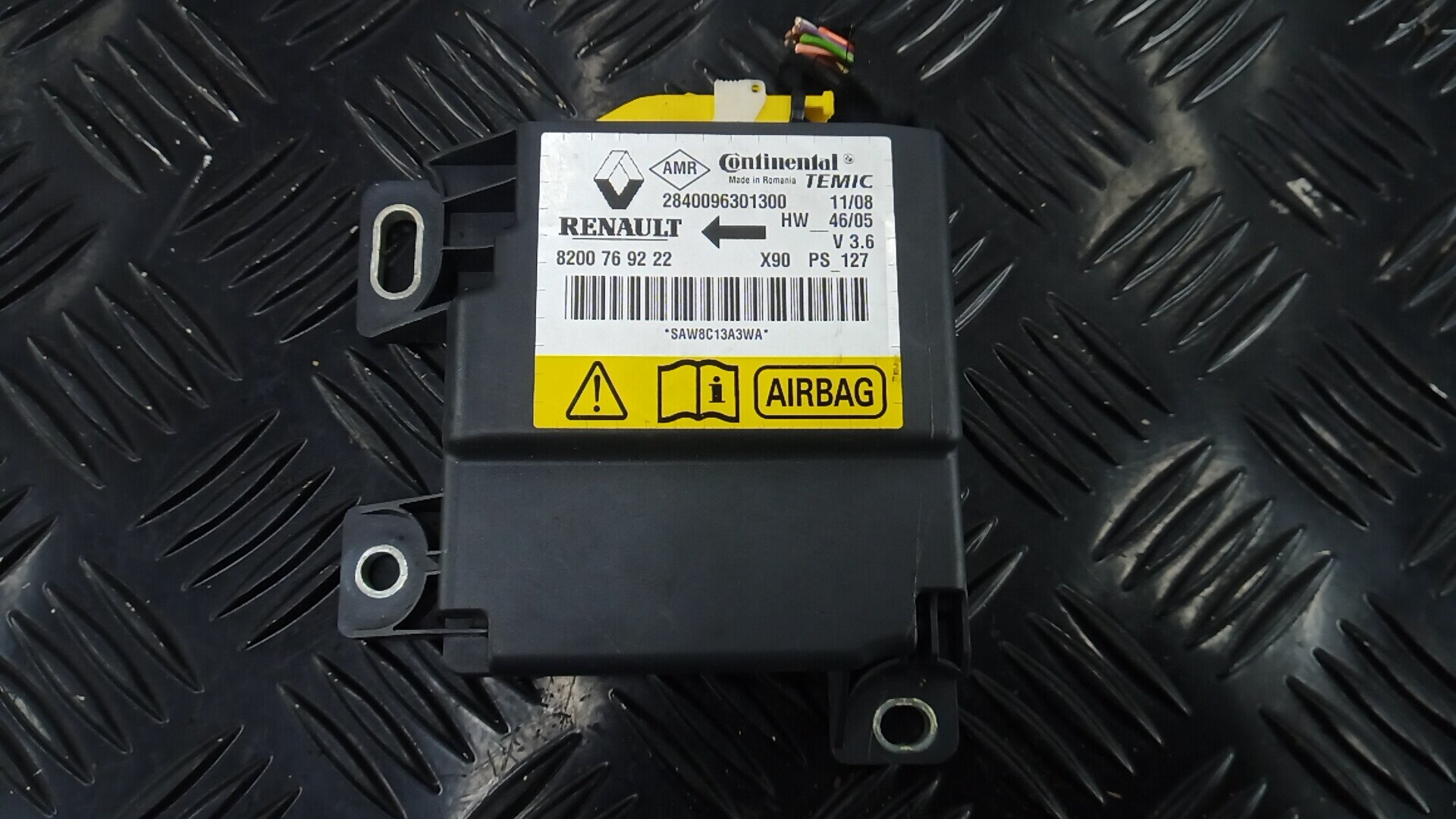 Блок управления airbag DACIA LOGAN 1, Номер 8200769222