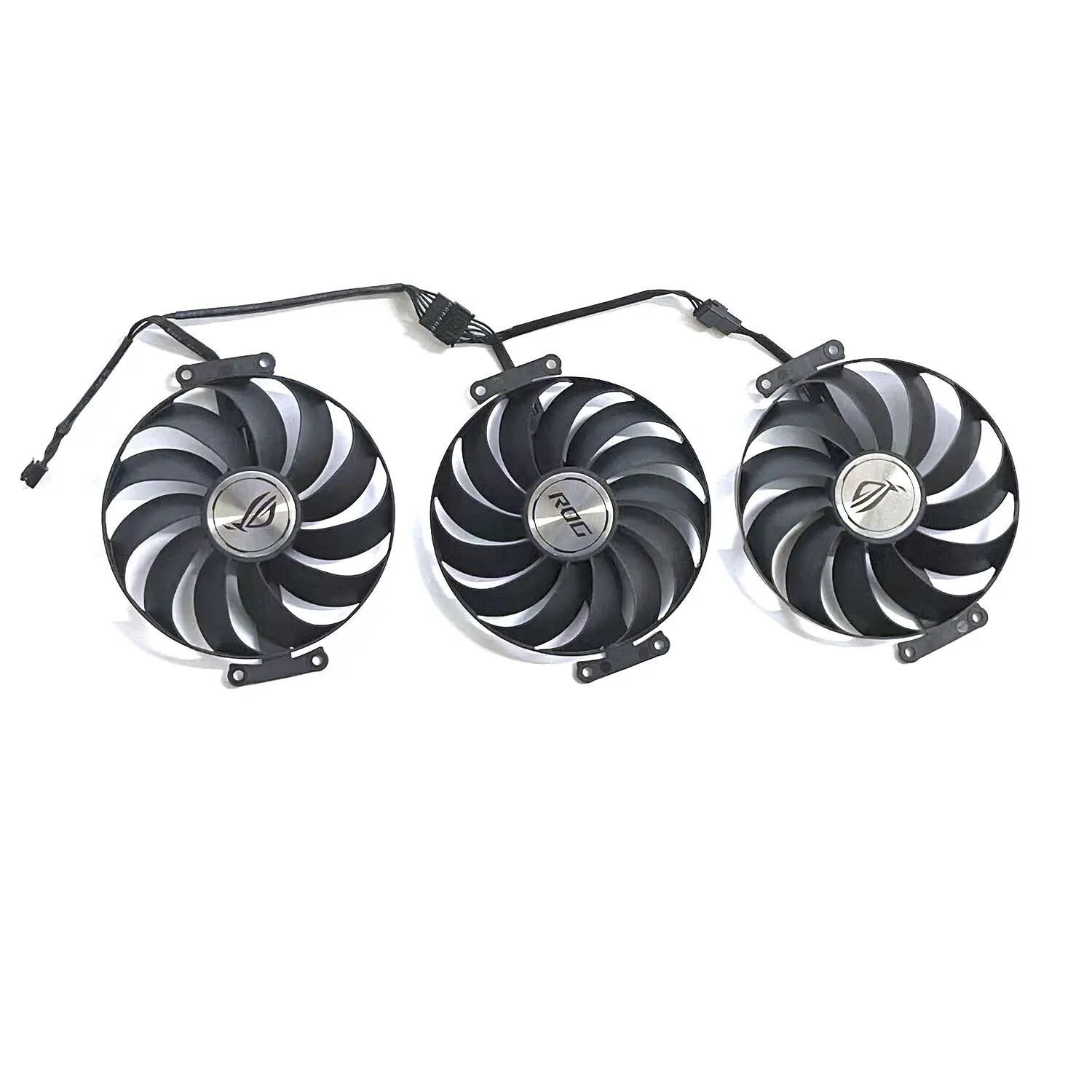 Вентилятор для видеокарты kankeirr для ASUS ROG Strix GeForce RTX 3080 3070 3090 3060Ti 3070Ti 3080Ti RX 6700 6800 3 FAN