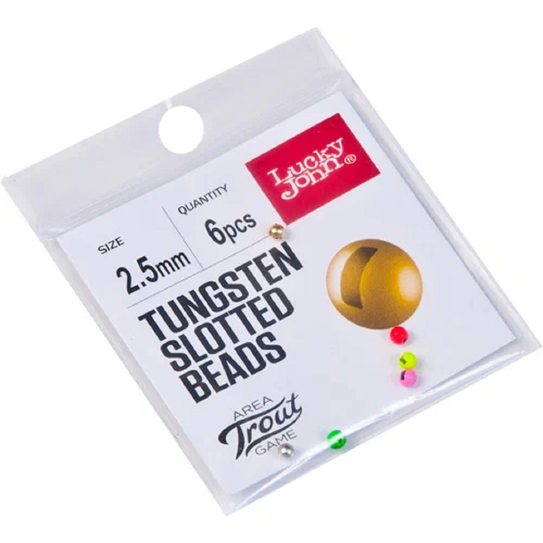 Груз-головки вольфрамовые Lucky John Area Trout Game MIX1 6 шт. 2.5 мм 0.1 г