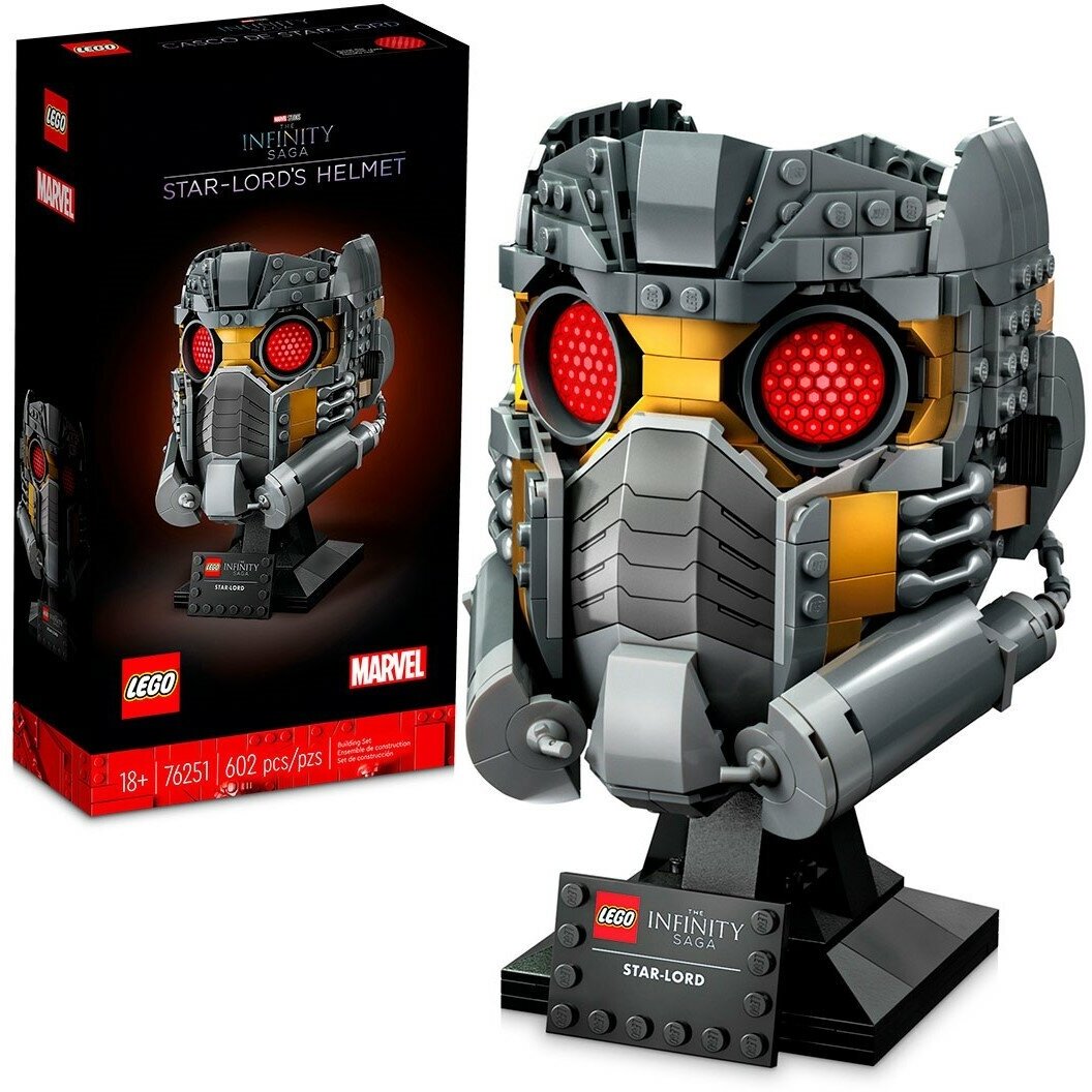 Конструктор LEGO 76251 Marvel Star-Lord's Helmet / лего Марвел 76251 Шлем Звёздного Лорда