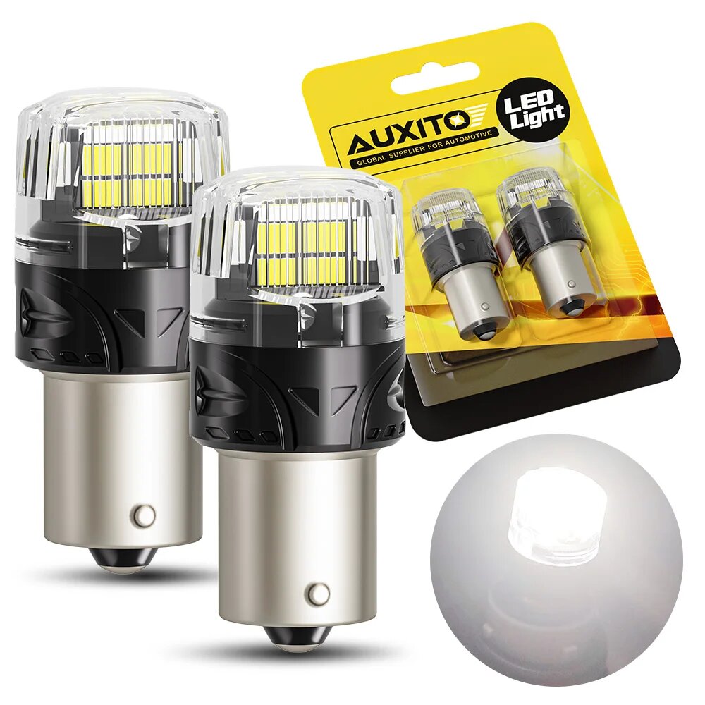 AUXITO 2x LED P21W BA15S 1157 BAY15D парковочные огни
