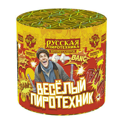 Батарея салютов Русская пиротехника Веселый пиротехник