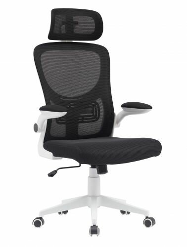 Кресло офисное Stool Group TopChairs Airone, белый, с черной сеткой