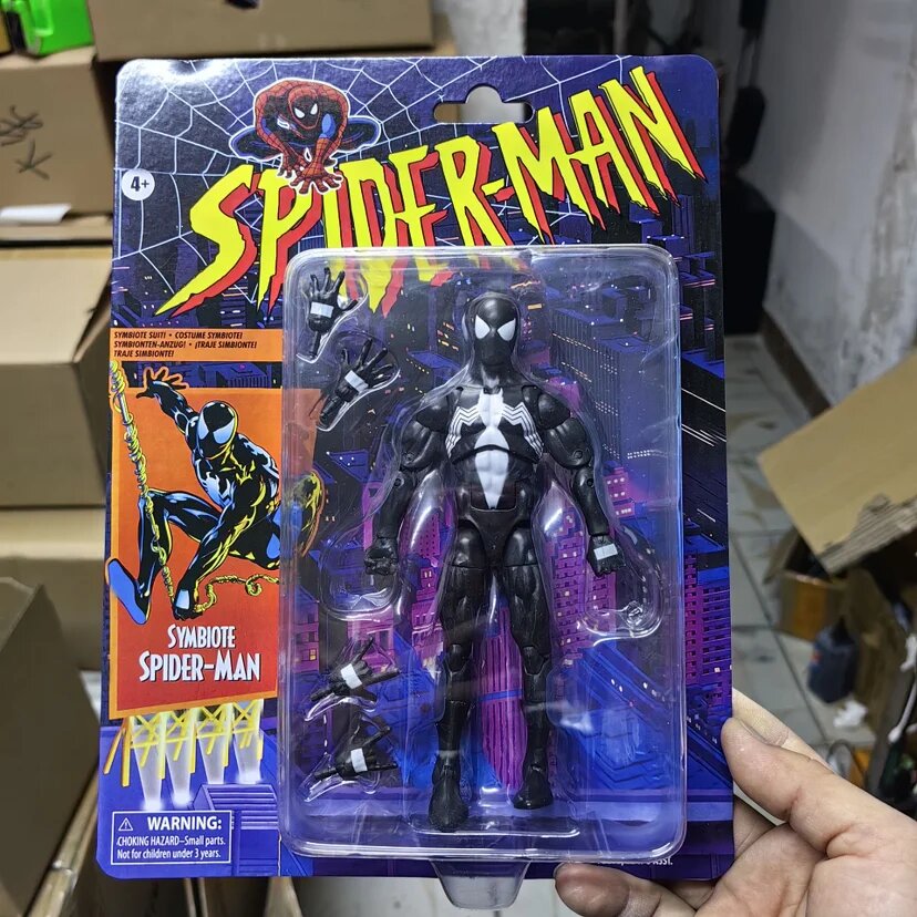 Spider-Man Symbiote 6" Черный, Spiderman B