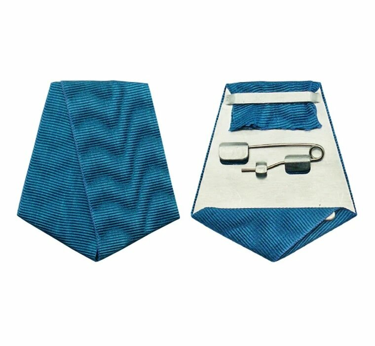 Колодка с лентой к медали За трудовую доблесть, муаровая лента сувенирная копия, ордена медали и награды