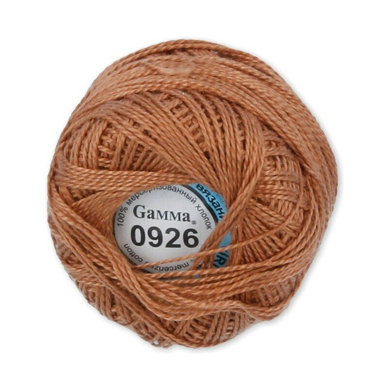 Пряжа "Gamma" Ирис 100% хлопок, цвет: 0926 (2 шт.)