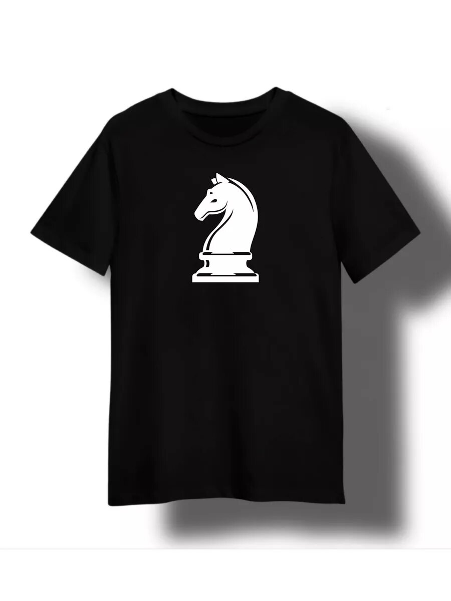 Футболка шахматный конь