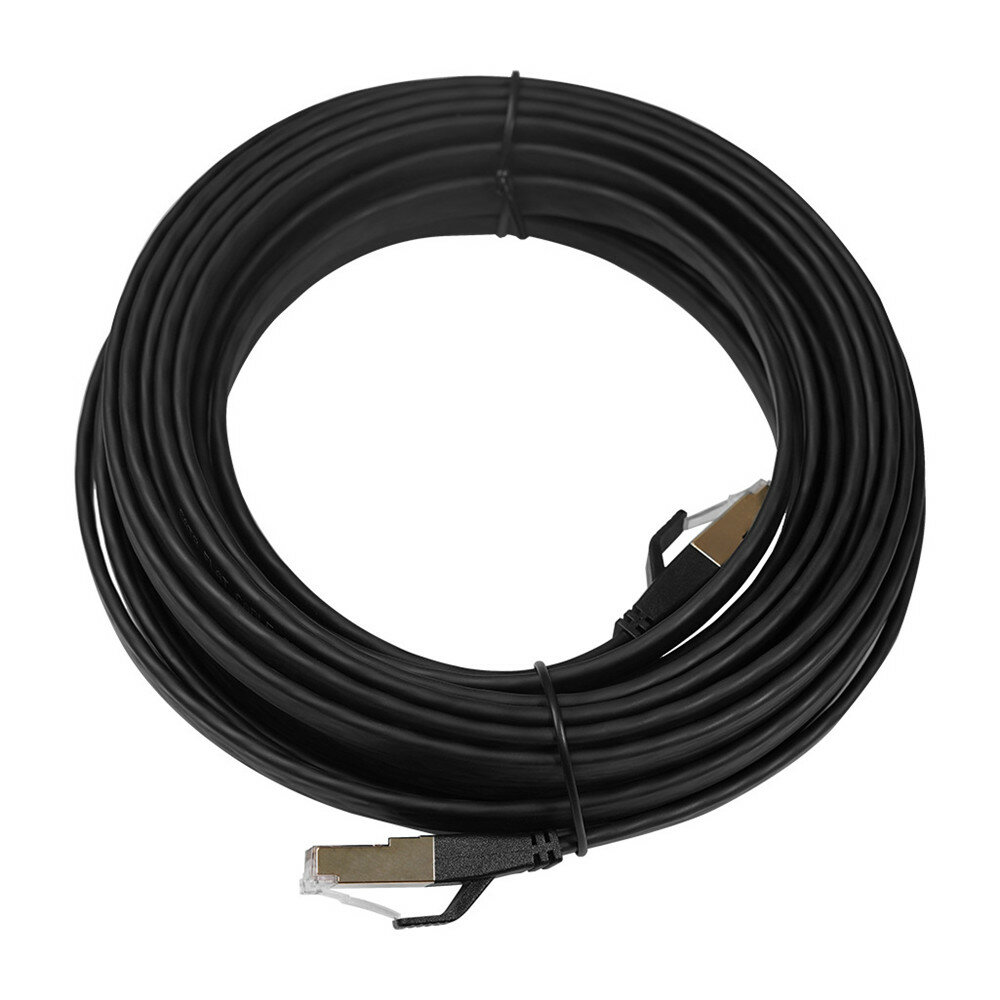 RJ45 CAT8 Network Cable Flat Shielded Ethernet LAN High Speed 2000MHz 40GBPS New