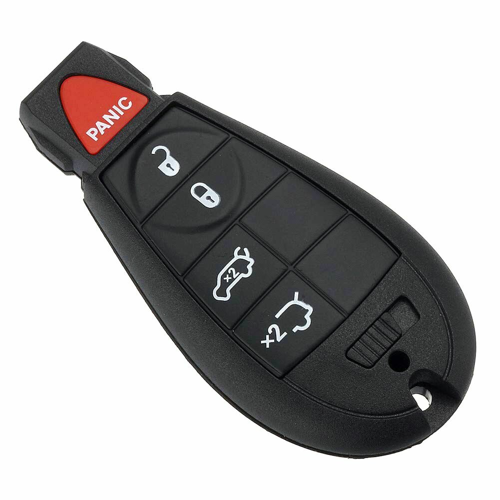 Корпус смарт-ключа Chrysler Dodge с маленьким ключом, сменная крышка брелока, совместимая с моделями 2014-2018 годов, простая установка, водостойкость