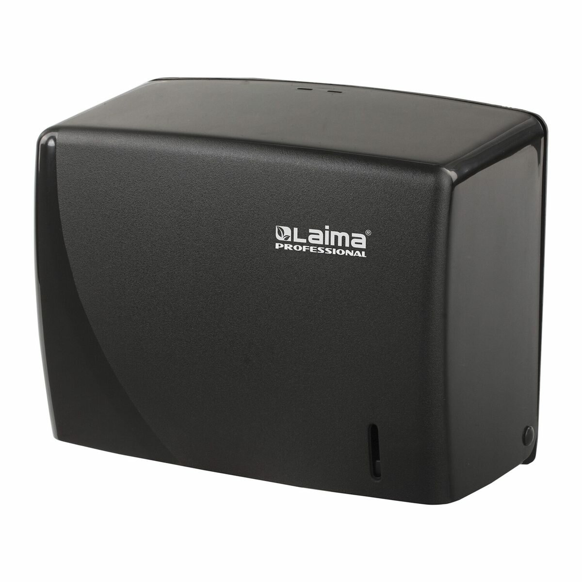 Диспенсер для полотенец листовых Лайма Professional Original (Система H3), V (ZZ), черный, ABS-пластик (605762)