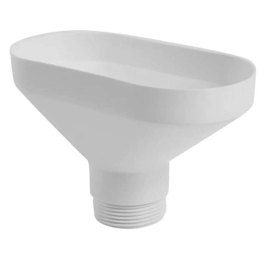 McAlpine FUNNEL-B Овальная (170ммх85мм) приемная воронка, выход 1 1/2 папа