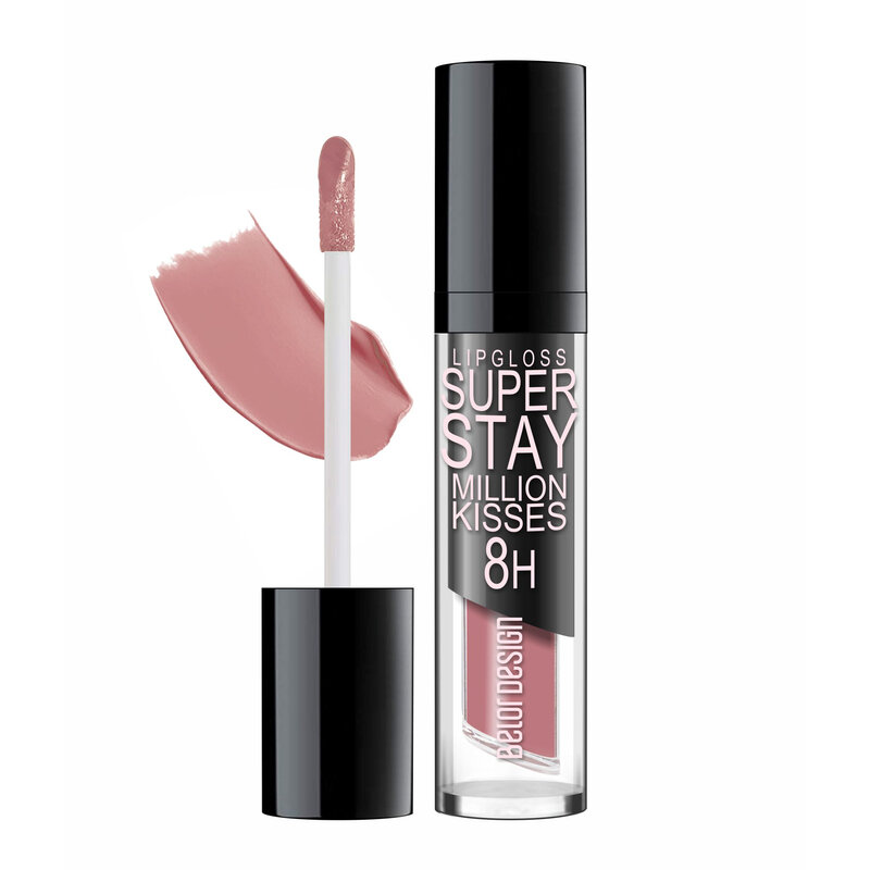Belor design SUPER STAY MILLION KISSES Суперстойкий блеск для губ тон 222