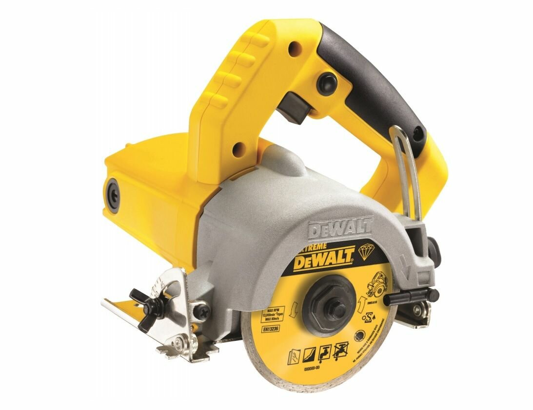 Пила алмазная "DeWalt" DWC410-QS (220В, 1300Вт, 13000 об/мин, глуб.34мм)