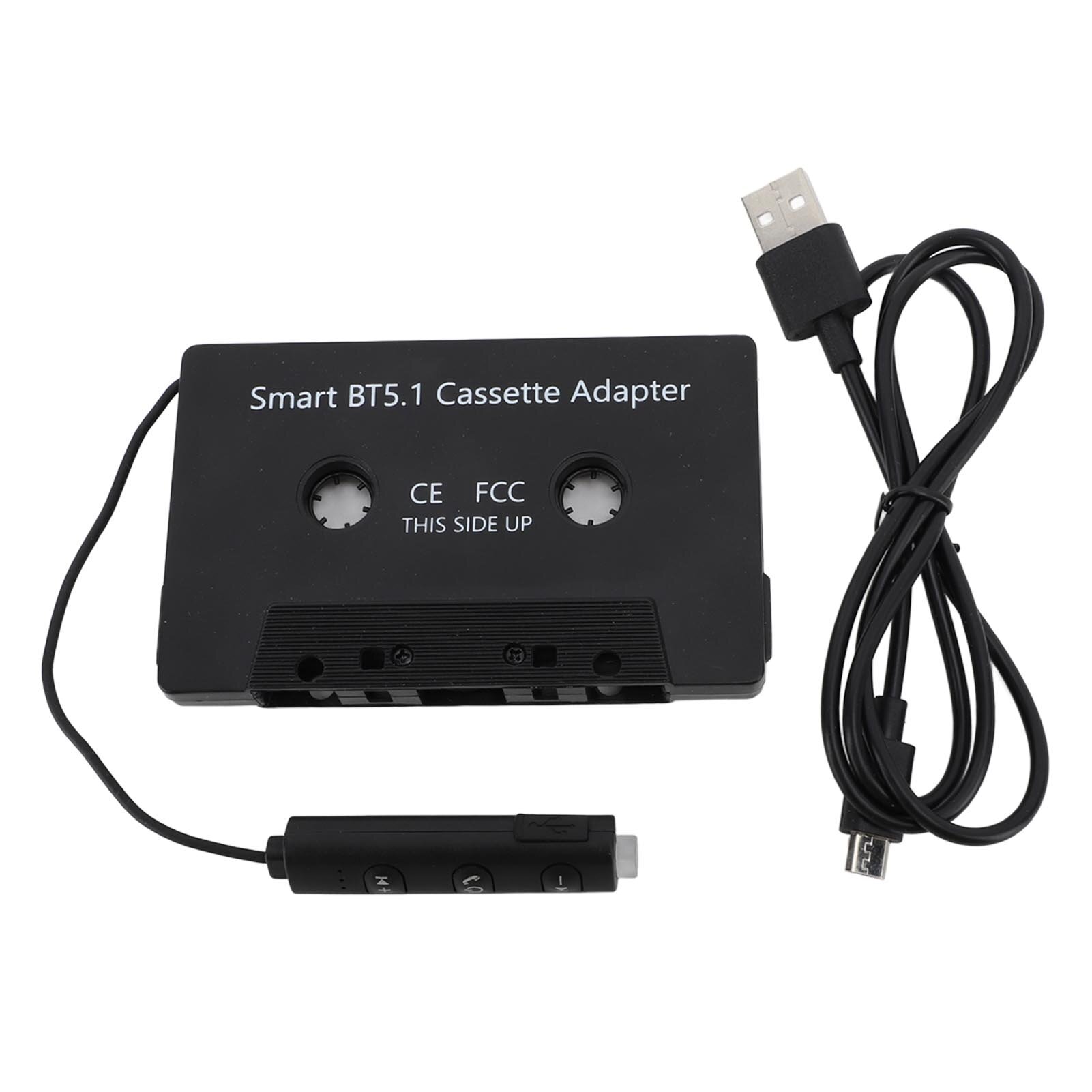 DC5V Bluetooth -адаптер BT5.1 Универсальная беспроводная кассетная лента на Aux Adapter для автомобилей с кассетным игроком
