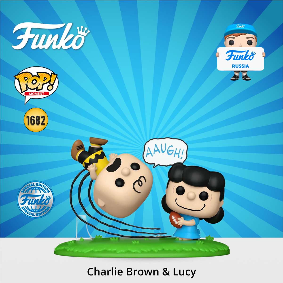 Фигурка Funko POP! Moment Peanuts Charlie Brown & Lucy (Exc) (1682) 85185
