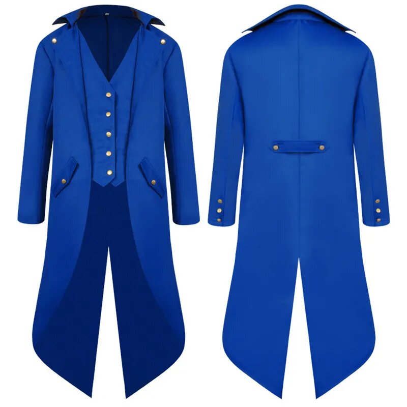 COSREA Мужской красный хлопковый ласточкин хвост Синий, XXL, blue