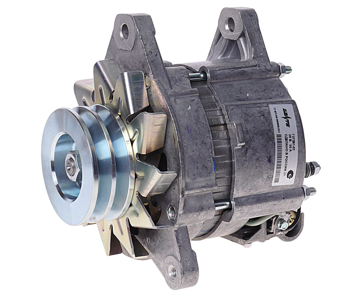 Генератор КАМАЗ, МАЗ дв. ЯМЗ-236,238, КАМАЗ-740 28В 50А ЗиТ